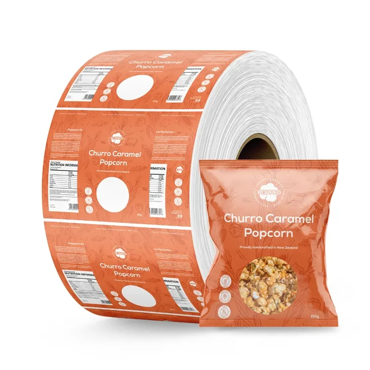 Custom Laminated Food Packaging Roll Stock Film